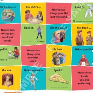 Simple Past - Duchazos - Juego educativo - Lengua - Mobbyt