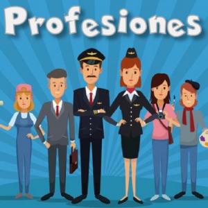 Professions (profesiones) - Duchazos - Juego educativo - Idiomas - Mobbyt