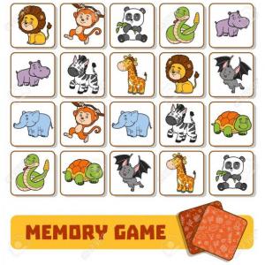 ANIMAL MEMOTEST - Memorias - Juego educativo - Idiomas - Mobbyt