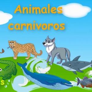 Animales Carnívoros - Coincidencias - Juego educativo - Ciencias - Mobbyt