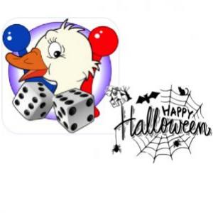 La oca: Halloween items and costumes & "To be" - Ocas - Juego educativo ...