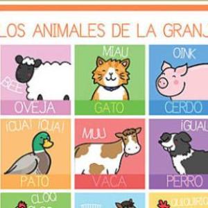 animales de granja - Memorias - Juego educativo - Biología - Mobbyt