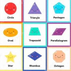 Figuras geometricas - Memorias - Juego educativo - Matemáticas - Mobbyt