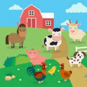 FARM ANIMALS 5 - Memorias - Juego educativo - Idiomas - Mobbyt
