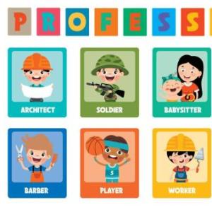 Profesiones y Oficios - Ocas - Juego educativo - Oficios - Mobbyt