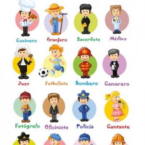 Profesiones - Duchazos - Juego educativo - Sociales - Mobbyt