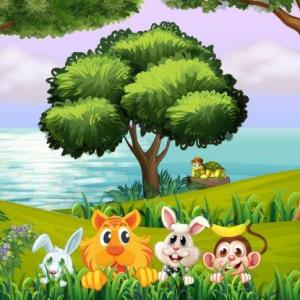 Juega con los animales - Coincidencias - Juego educativo - Lengua - Mobbyt