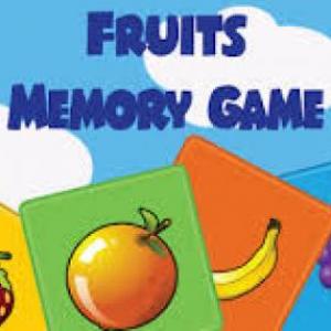 Fruits Memory Game - Memorias - Juego educativo - Idiomas - Mobbyt
