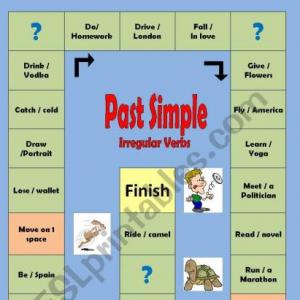 Idiomas: Past simple game - past simple