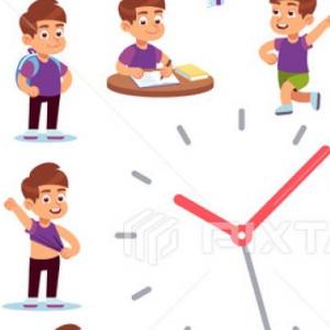 Ma routine - Ocas - Juego educativo - Lengua - Mobbyt