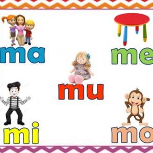 Juego de sonidos de silabas - Memorias - Juego educativo - Lengua - Mobbyt