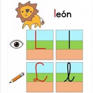 Lengua: PALABRAS CON SONIDO INICIAL: L - l