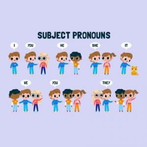 SUBJECT PRONOUN - Coincidencias - Juego educativo - Idiomas - Mobbyt