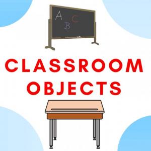 Idiomas: Classroom objects memory game - Classroom objects