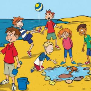 Beach Vocabulary - Memorias - Juego educativo - Idiomas - Mobbyt