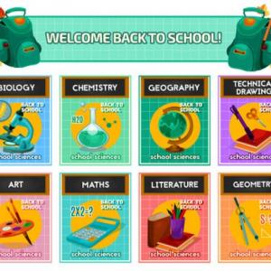 Idiomas: School subjects revision - subjects, esl, primary