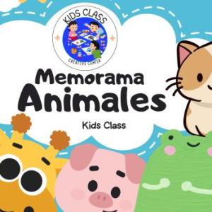 Memorama Animales - Memorias - Juego educativo - Idiomas - Mobbyt