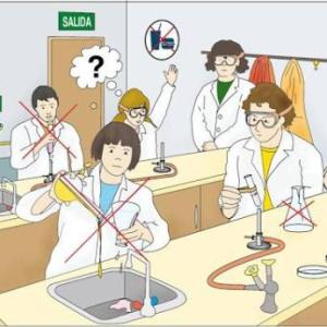 Normas de seguridad y material de laboratorio - Ocas - Juego educativo ...