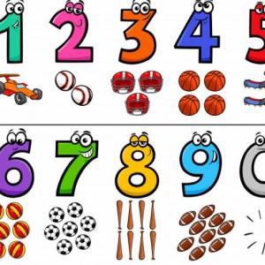 Números 1-9 - Memorias - Juego educativo - Matemáticas - Mobbyt