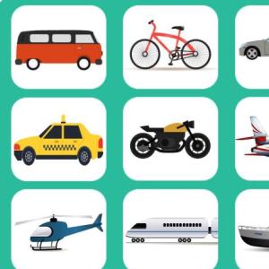 Los medios de transporte - Memorias - Juego educativo - Cultura general ...