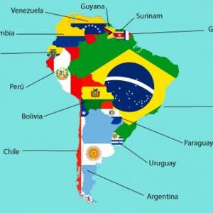 Geografía: mapas de Sudamérica :v